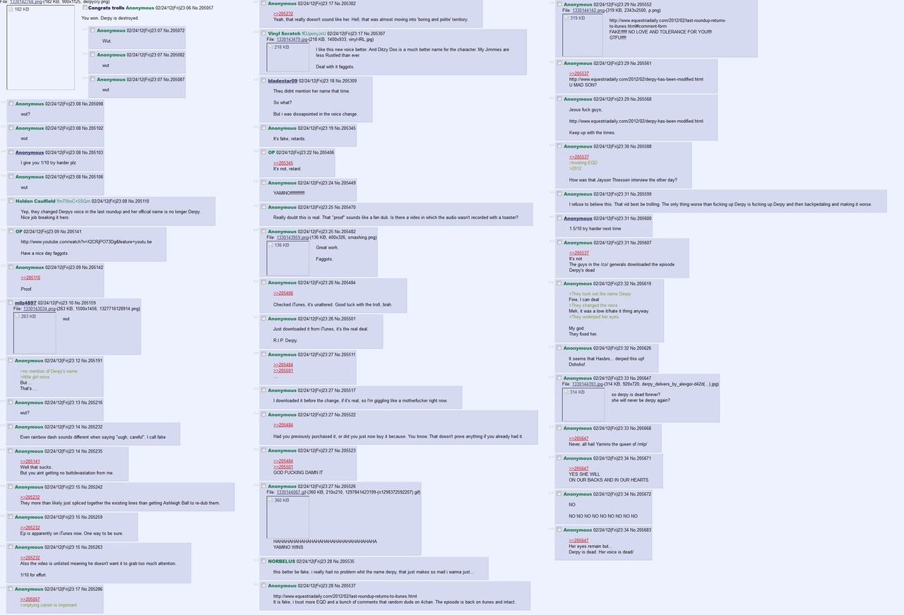 #276180 - safe, /mlp/, 4chan, 4chan screencap, derpygate, meta, no pony ...