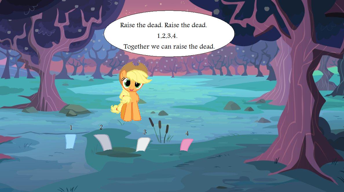 #276466 - safe, applejack, earth pony, pony, zombie, g4, female, solo ...