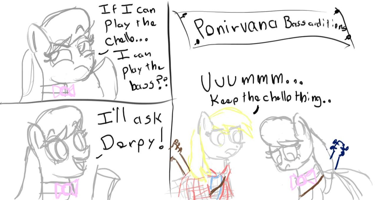 #277261 - safe, artist:osillo98, derpy hooves, octavia melody, earth ...