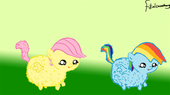 #278139 - safe, artist:fillialcacophony, fluffy pony, animated, death ...