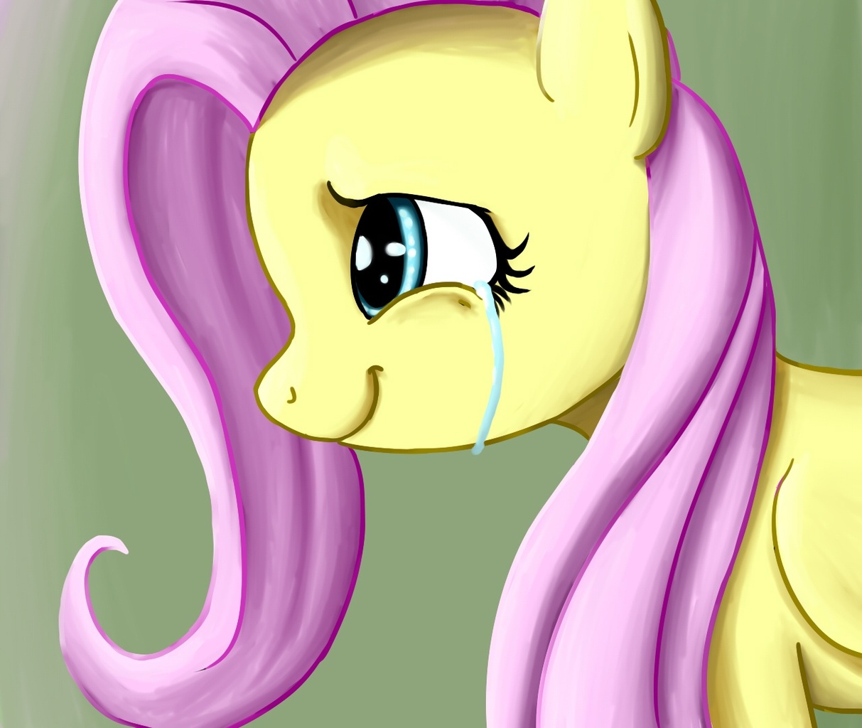 #280234 - safe, artist:pfantzypantz, fluttershy, crying - Derpibooru