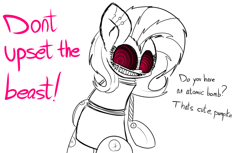 #280238 - semi-grimdark, artist:extradan, fluttershy, robot, g4, female ...