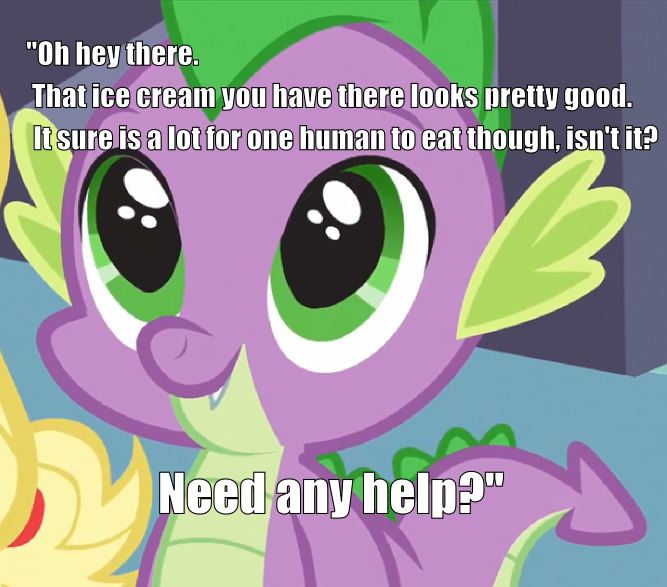 #280467 - safe, spike, impact font, text - Derpibooru