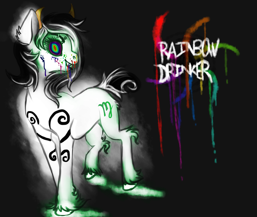 #283736 - semi-grimdark, artist:coppahhead, pony, vampire, black ...