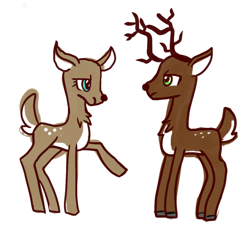 #284603 - safe, artist:php158, oc, oc only, deer, concept art, do or ...