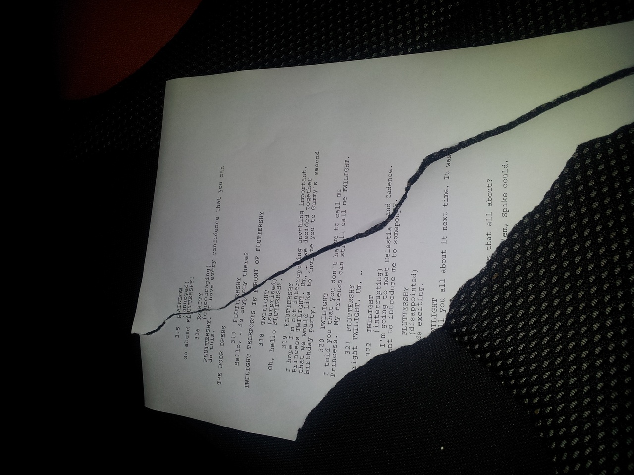 #264421 - safe, fake, photo, script, text, tl;dr - Derpibooru