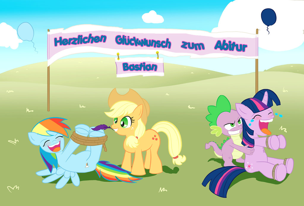 #266269 - safe, artist:digi-runner, applejack, rainbow dash, spike ...