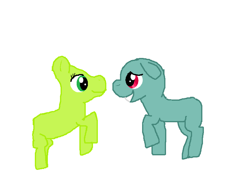 #284698 - safe, artist:rongothepony, earth pony, pony, base, couple ...