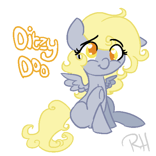 #296189 - safe, artist:robynne, derpy hooves, ditzy doo, pegasus, pony ...