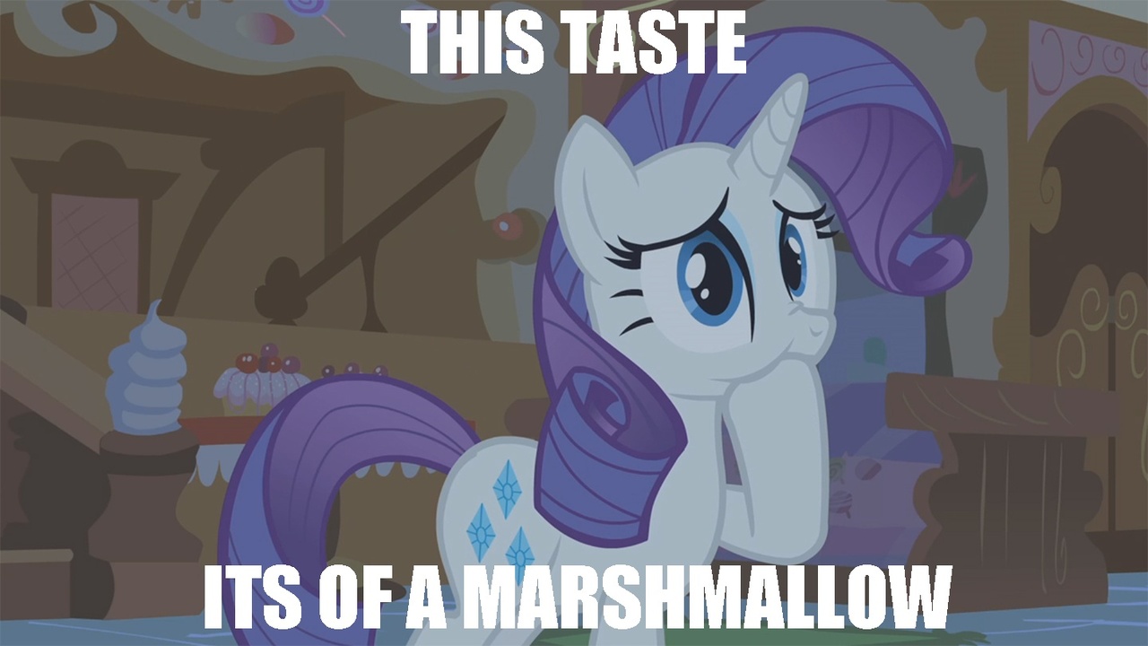 #299609 - safe, rarity, g4, bruno buccellati, image macro, marshmallow ...