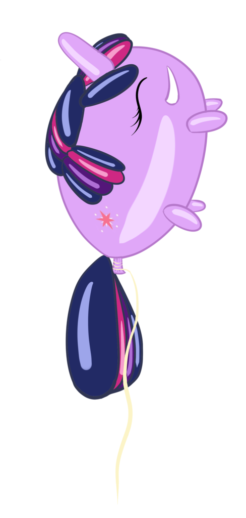 #285908 - safe, artist:michinix, twilight sparkle, balloon pony ...