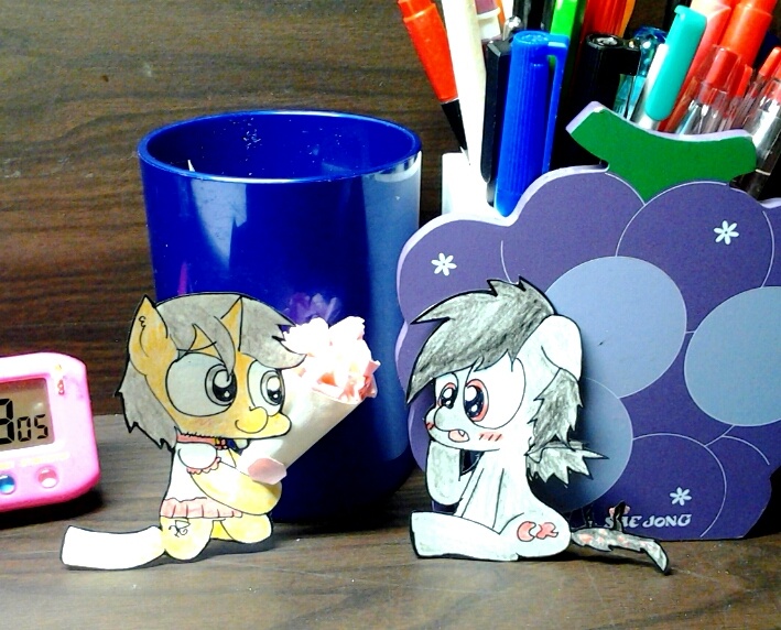 #303143 - safe, artist:danadyu, oc, oc only, jumped-out-pinkieanswers ...