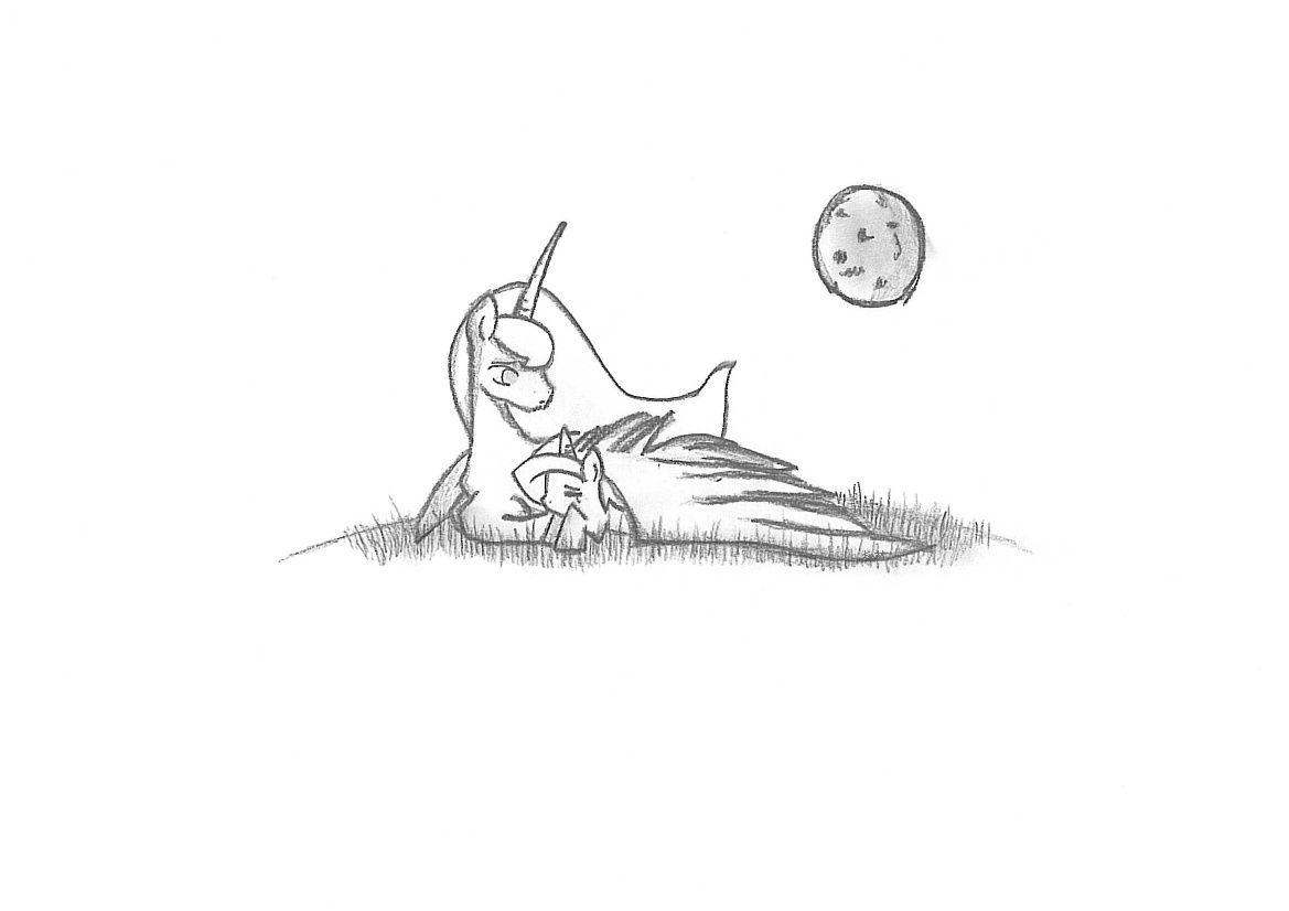 #303998 - dead source, safe, artist:kattomierz, princess luna, oc, g4 ...
