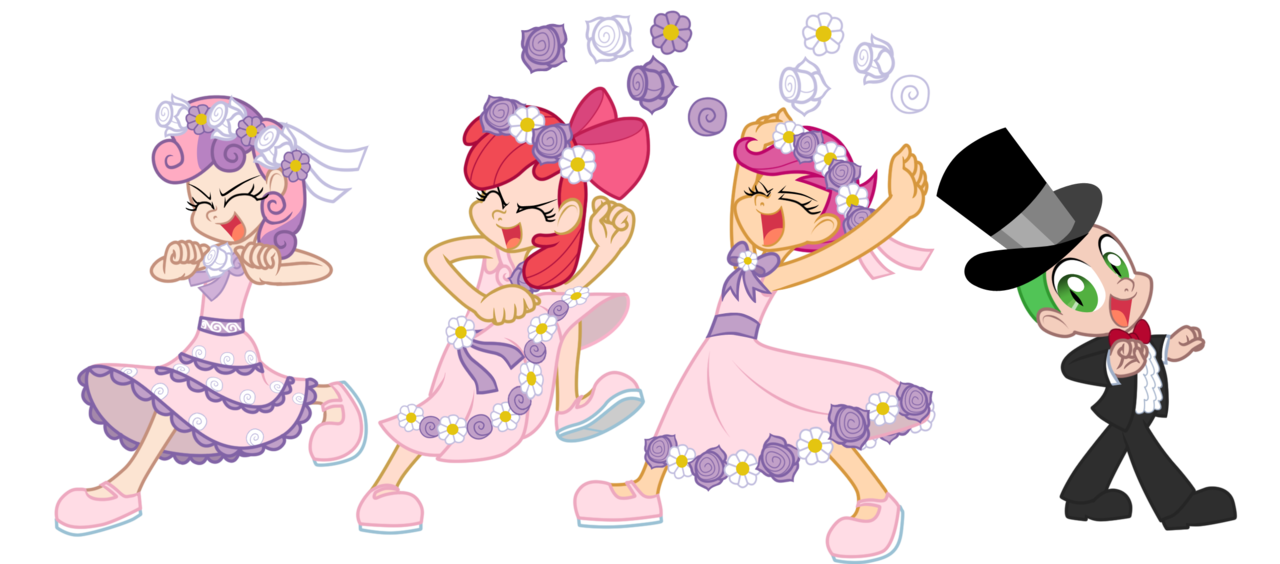 #305604 - safe, artist:trinityinyang, apple bloom, scootaloo, spike ...