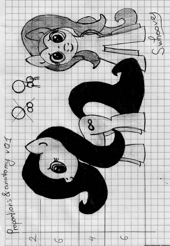 #306609 - safe, oc, oc only, earth pony, pony, graph paper, proportion ...
