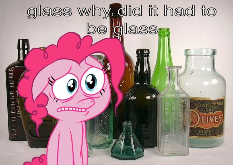 #306861 - safe, pinkie pie, .mov, party.mov, g4, glass, glass bottles ...