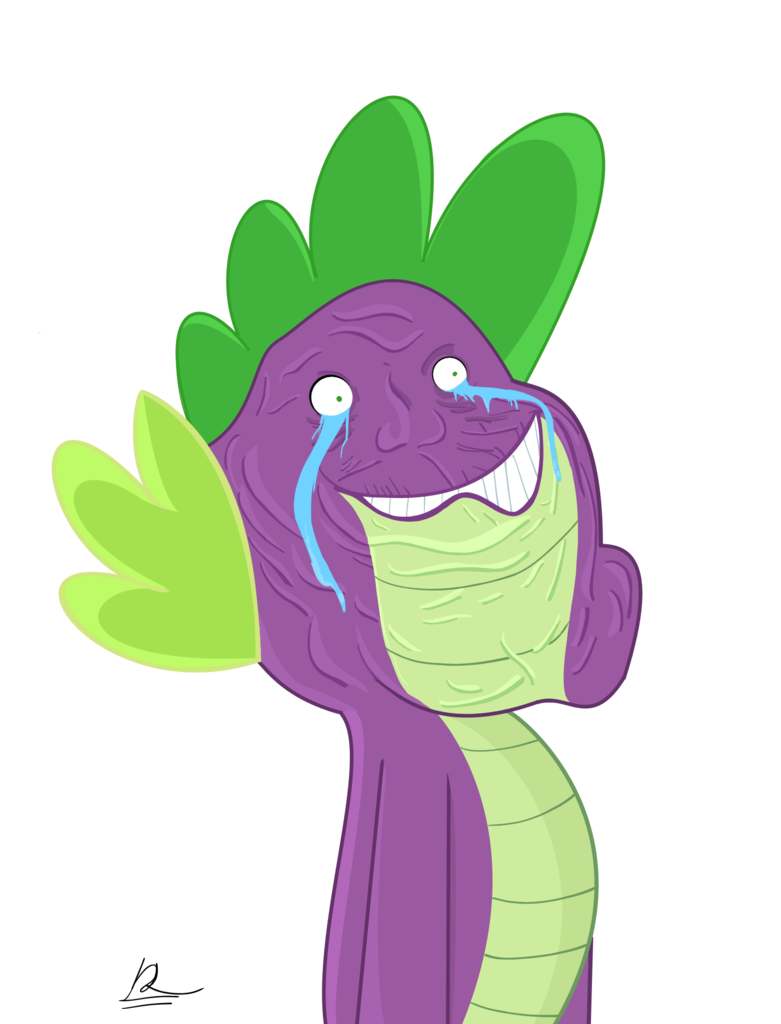 #308911 - safe, artist:daniel-sg, spike, g4, crying, forever alone ...