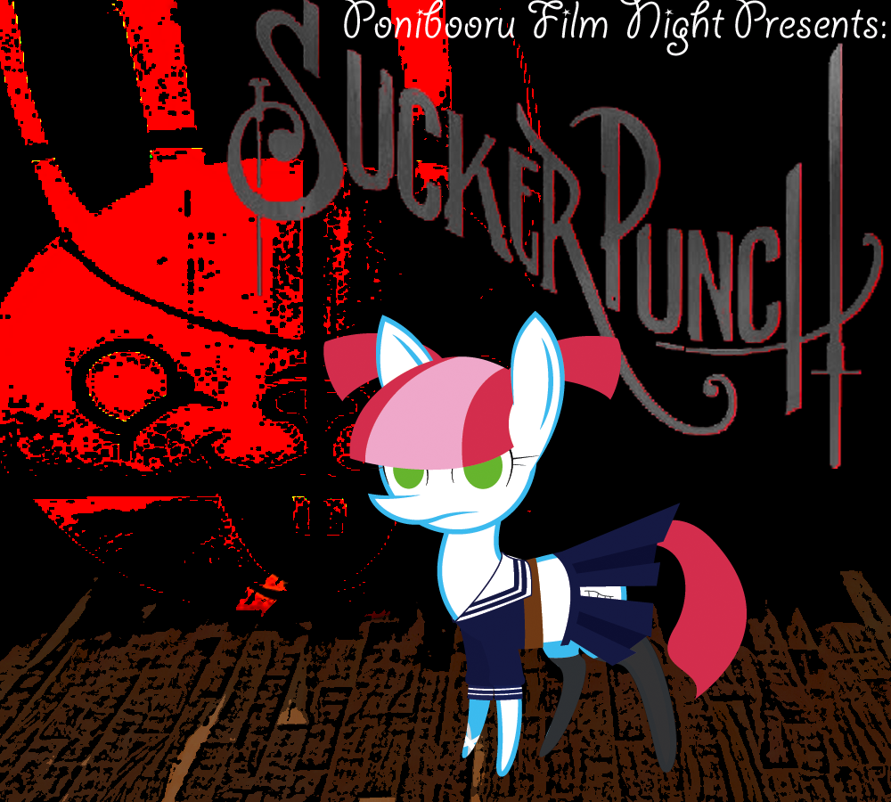 #309135 - safe, artist:daisyhead, oc, oc only, oc:flicker, ponibooru film night, clothes, creepy ...