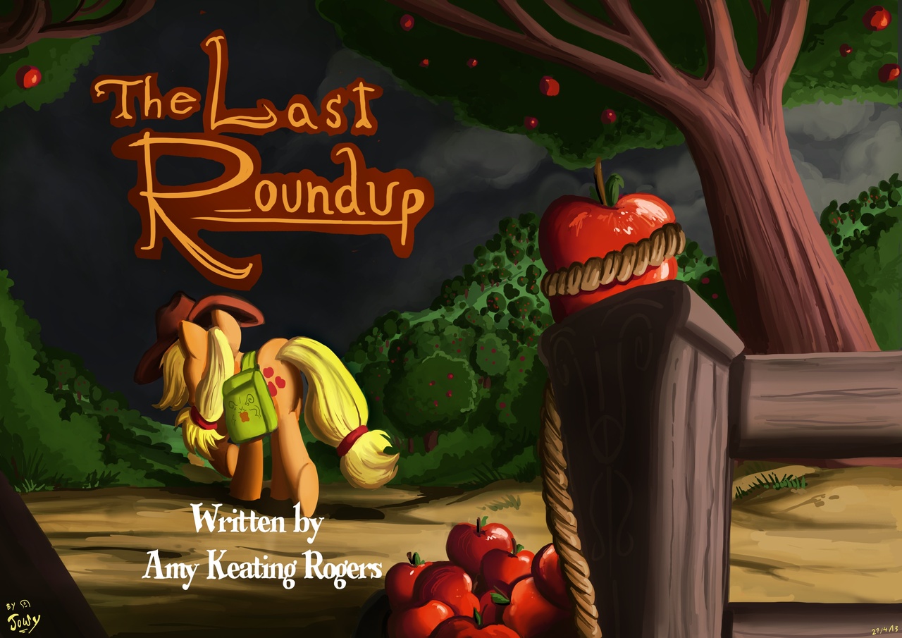 #309896 - safe, artist:jowyb, applejack, the last roundup, apple, bag ...