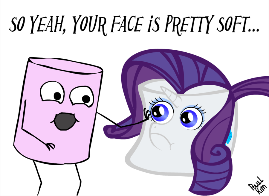 #310030 - safe, artist:ninjapaul, rarity, g4, filmcow, marshmallow ...