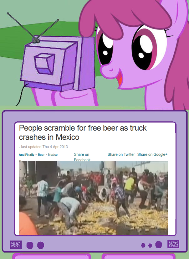 #287645 - safe, berry punch, berryshine, beer, exploitable meme, tv ...