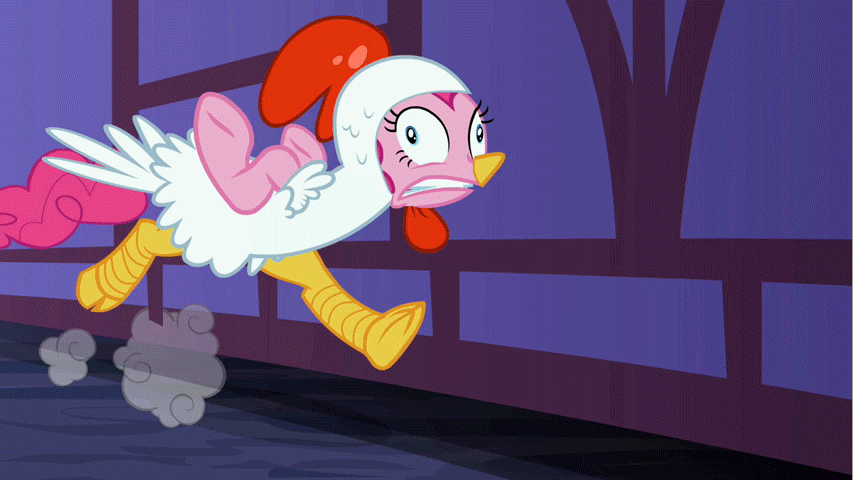 #288812 - safe, screencap, pinkie pie, chicken, earth pony, pony, g4 ...