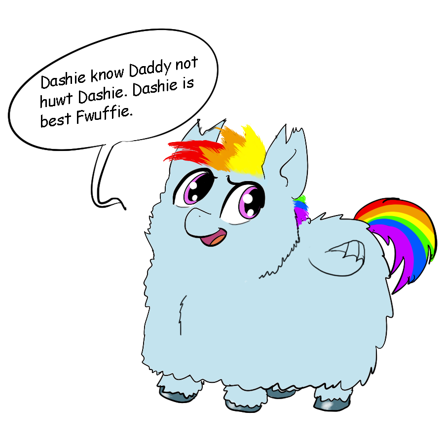 #292185 - safe, artist:shadysmarty, rainbow dash, fluffy pony, dialogue ...
