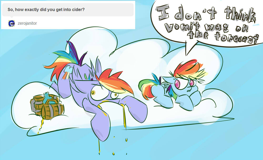 Rainbow Dash Puke