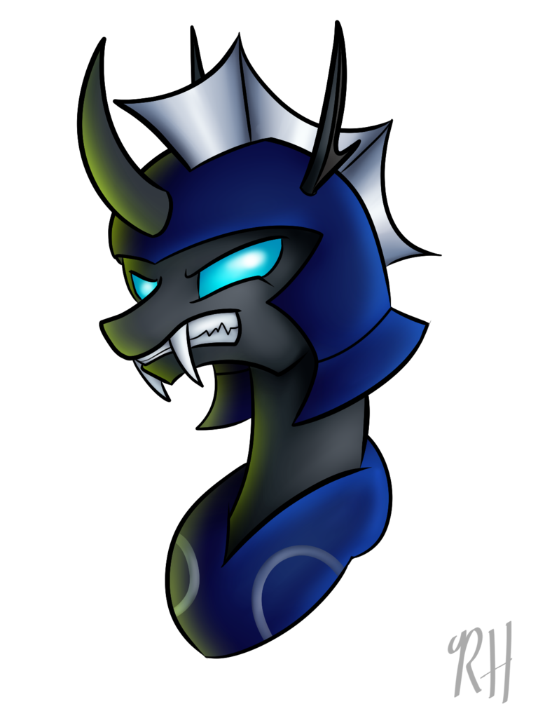 #322278 - safe, artist:robynne, oc, changeling, armor, commission ...