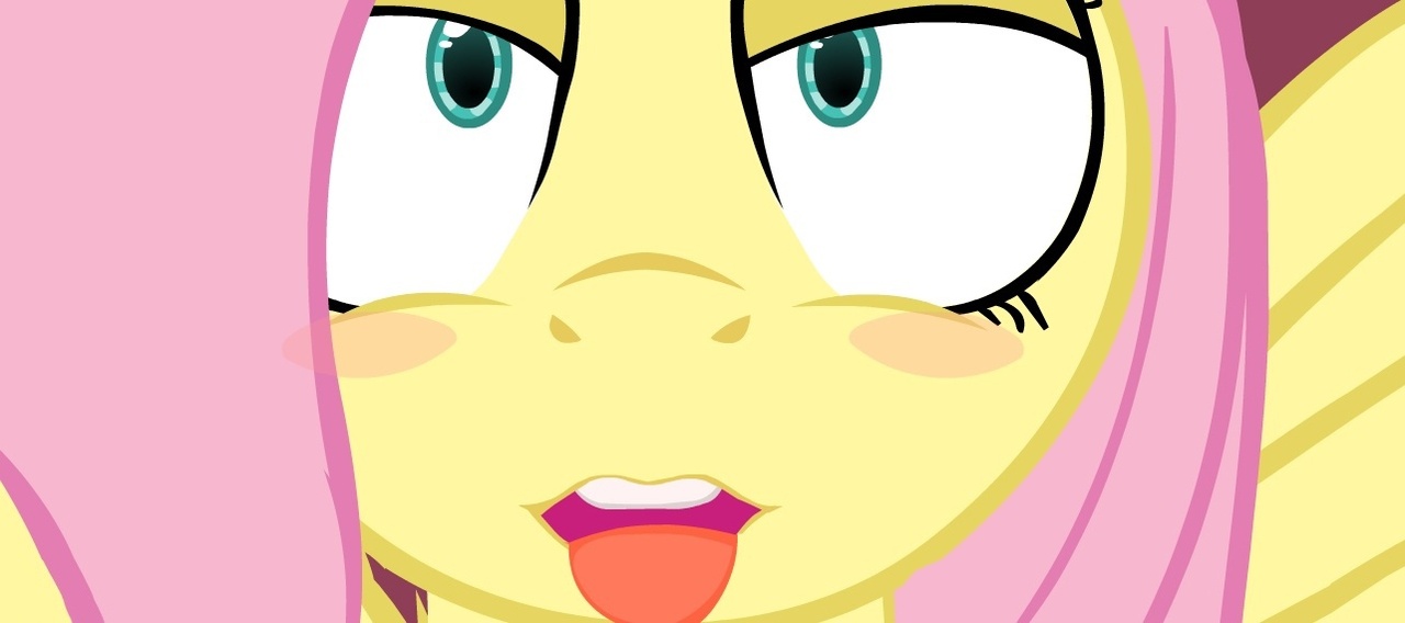 #322668 - suggestive, artist:mittsies, fluttershy, g4, ahegao, bedroom ...