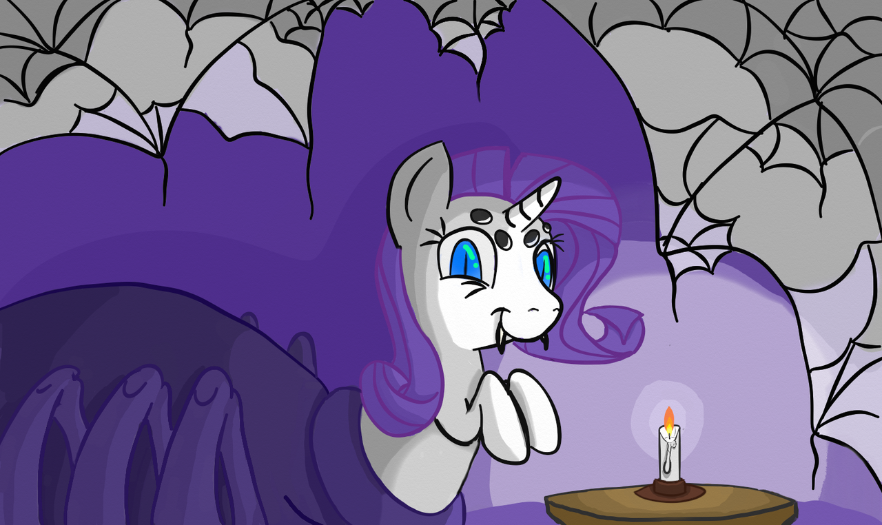 #323418 - safe, artist:evetssteve, rarity, spider, g4, female, solo ...