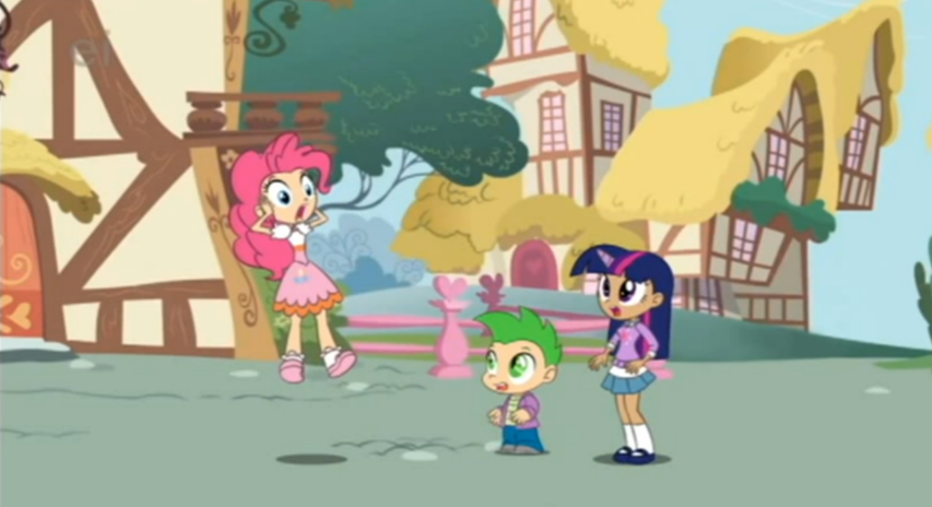 #324680 - safe, artist:chanokun, artist:skill:draw, pinkie pie, spike ...