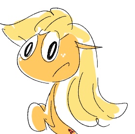 #314606 - safe, artist:footsam, applejack, female, loose hair, pixiv ...