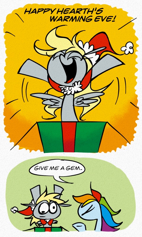 #314616 - safe, artist:footsam, gameloft, derpy hooves, rainbow dash ...