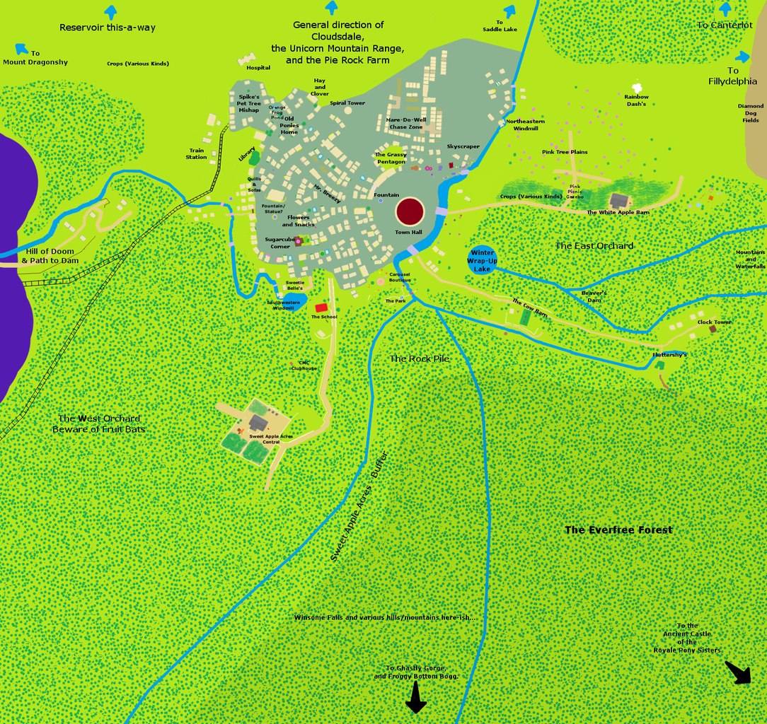 #331594 - safe, artist:aurebesh, city map, everfree forest, map, map of ...