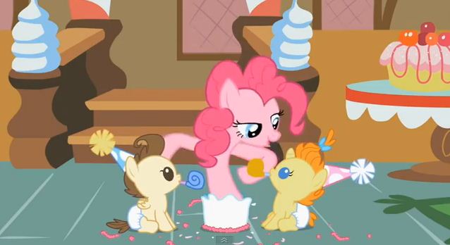#332559 - safe, screencap, pinkie pie, pound cake, pumpkin cake, baby ...