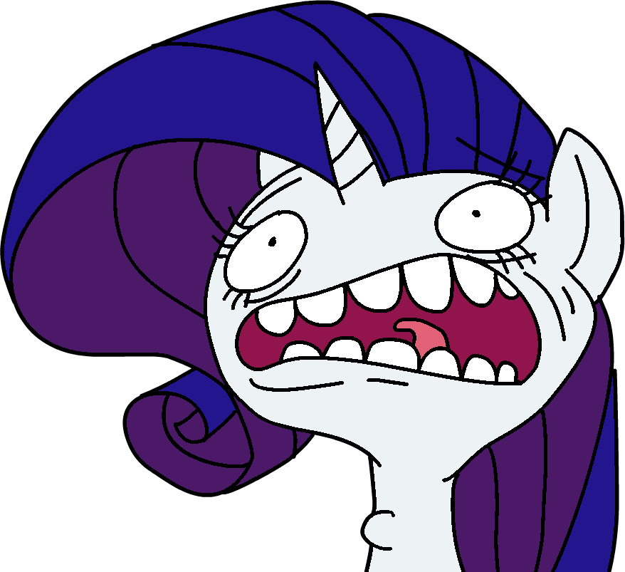 #332922 - safe, artist:colossalstinker, rarity, caricature, digital art ...