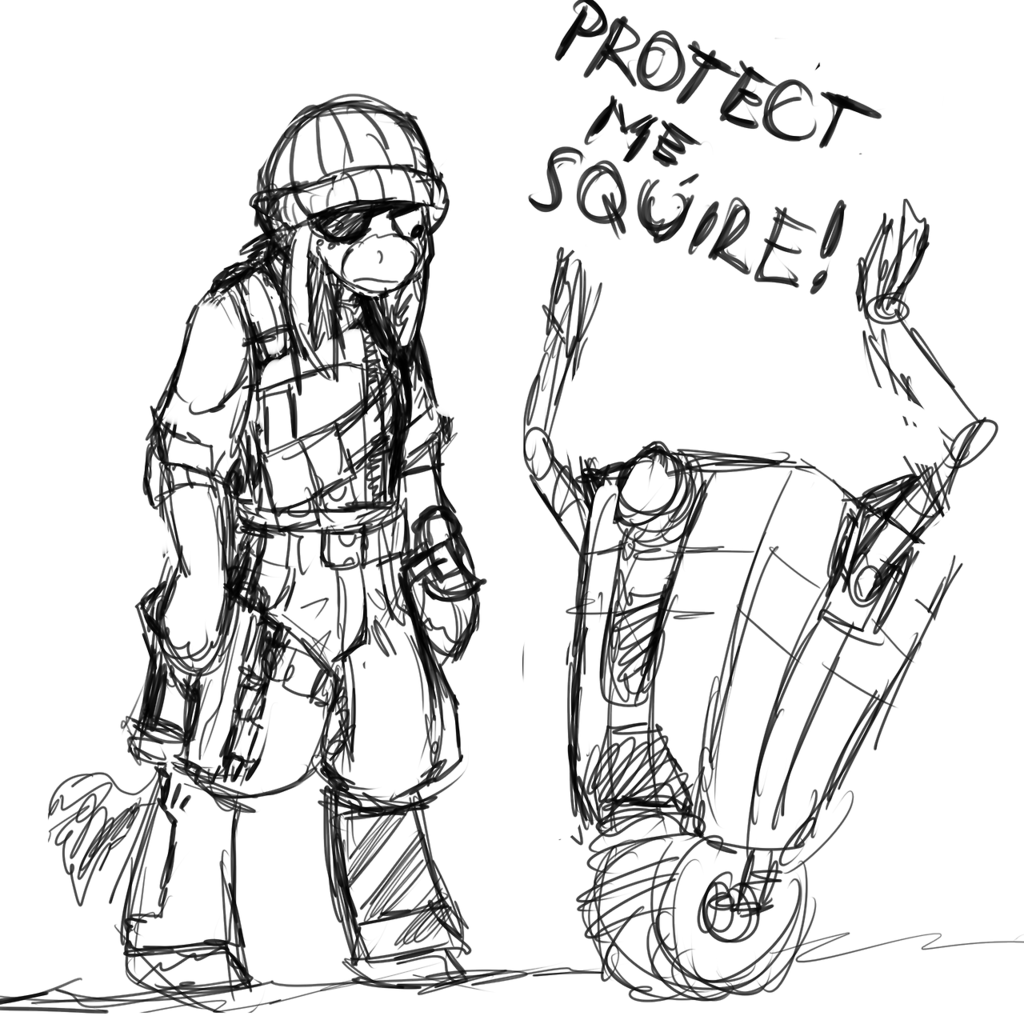 #333586 - safe, artist:gordonfreeguy, oc, oc only, donkey, borderlands ...