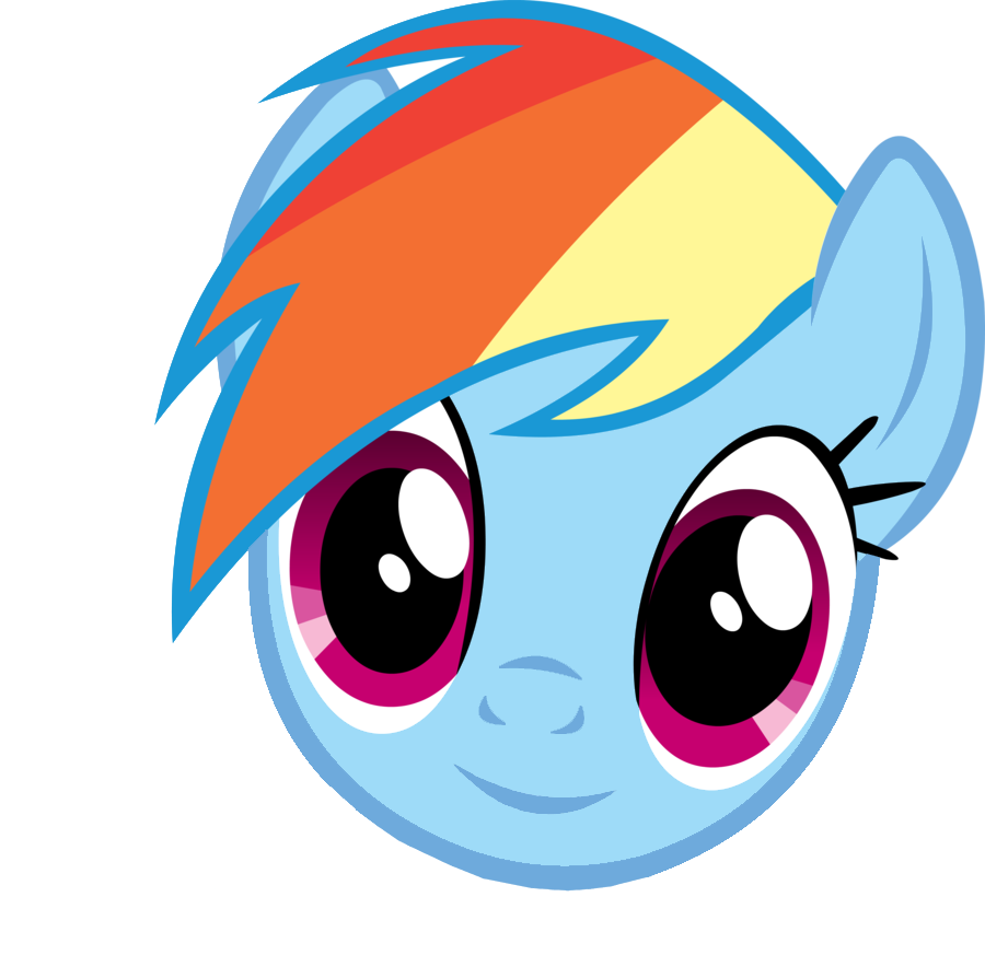 #334653 - safe, artist:kuren247, rainbow dash, face, female, simple ...