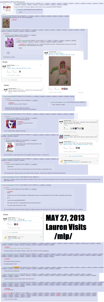 #335156 - safe, /mlp/, 4chan, 4chan screencap, lauren faust, lauren ...