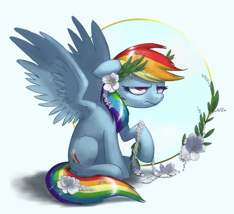 #315057 - safe, artist:joieart, rainbow dash, pegasus, pony, female ...