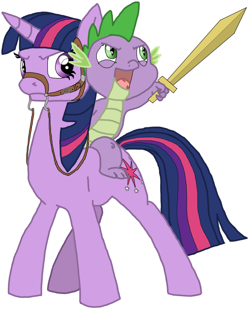#337010 - safe, artist:crispokefan, spike, twilight sparkle, dragon ...