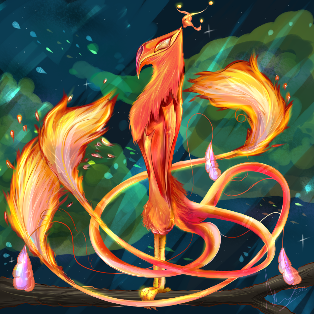 #316712 - safe, artist:ni-xi, philomena, phoenix, g4 - Derpibooru