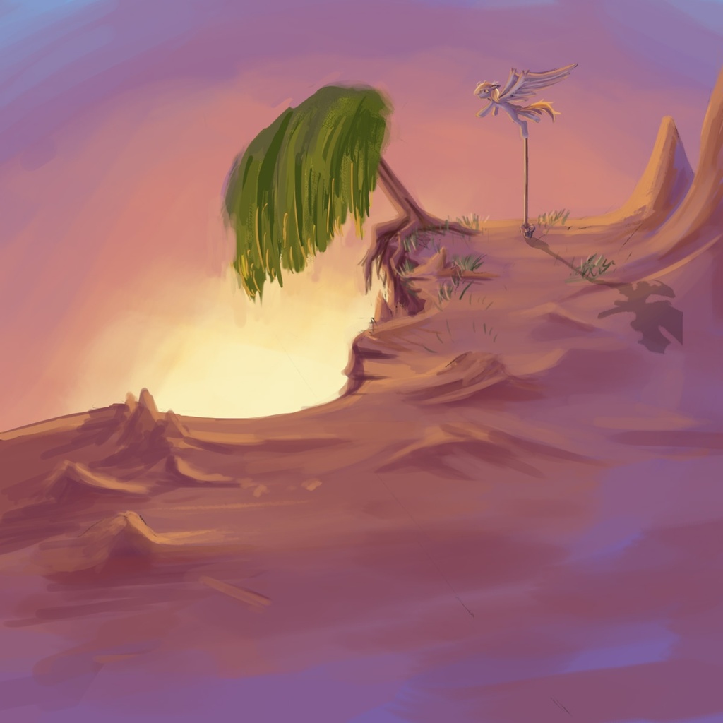 #317115 - safe, artist:vanefox, derpy hooves, pegasus, pony, g4, desert ...