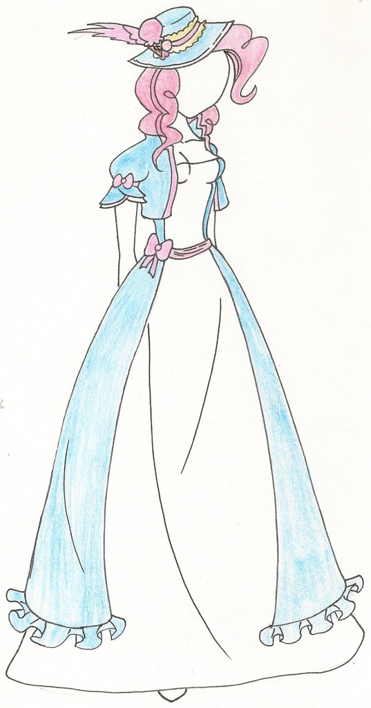 #345061 - safe, artist:meetmewiththegods, pinkie pie, human, clothes, coronation dress, dress ...