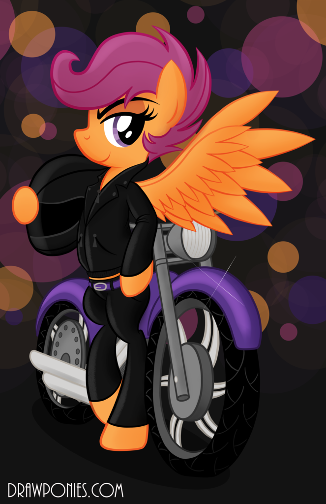 #347530 - safe, artist:drawponies, scootaloo, pony, g4, bipedal ...
