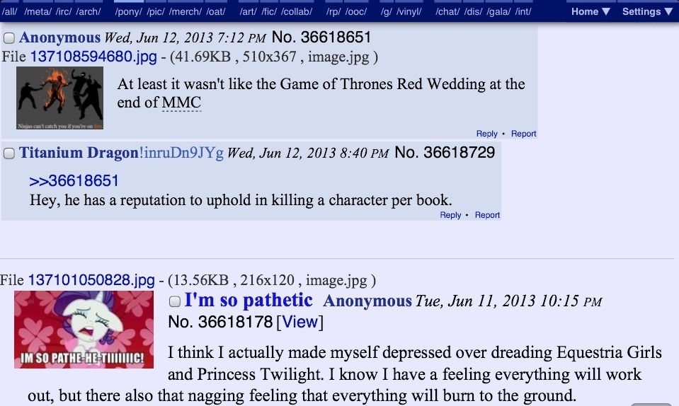 #348655 - safe, drama, game of thrones, ponychan, ponychan screencap ...