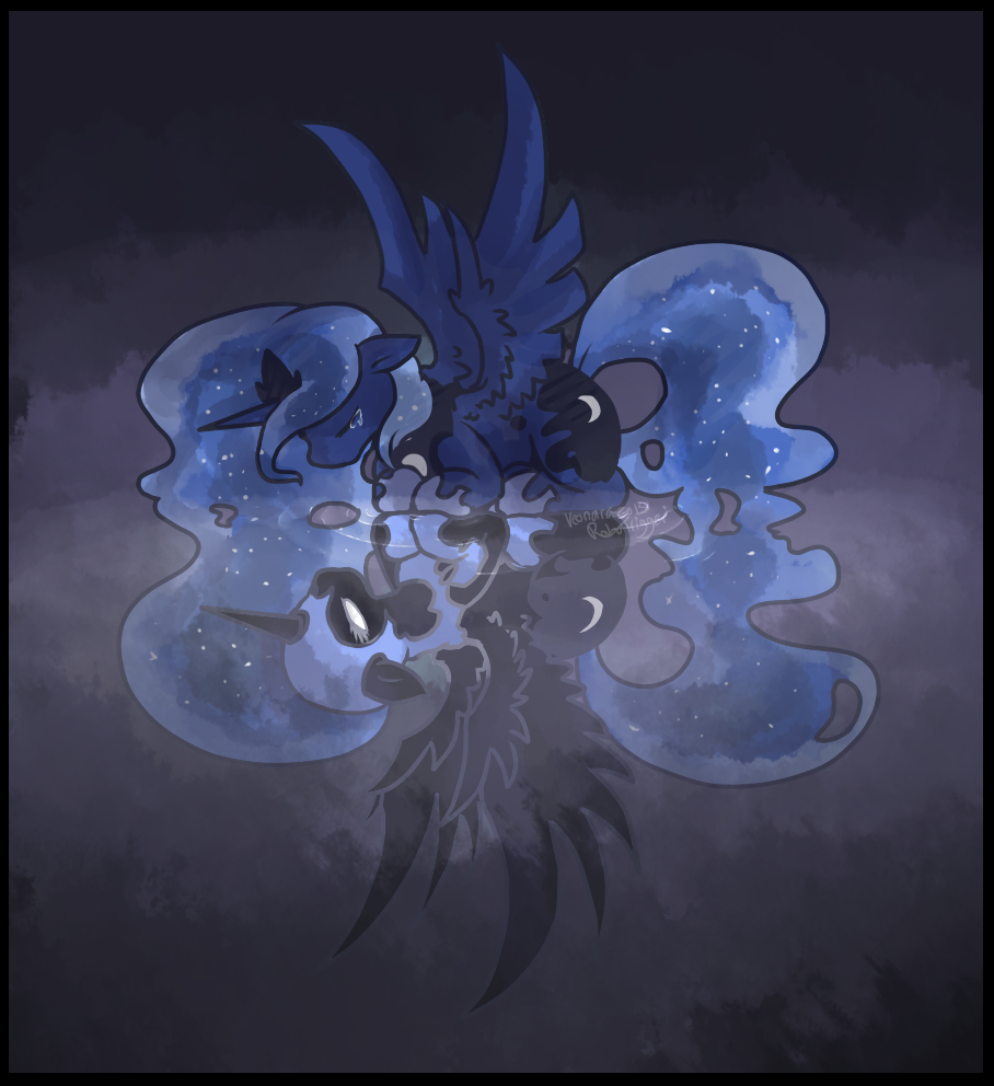 #352683 - safe, artist:soulwarri0r, nightmare moon, princess luna ...