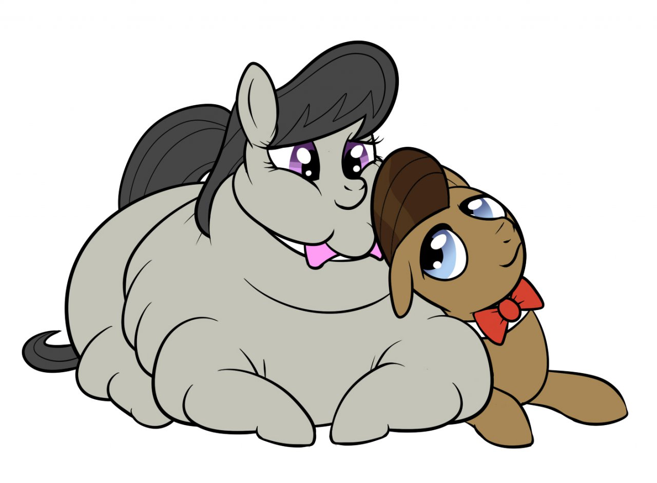 Mlp Fat Vinyl Scratch And Octavia