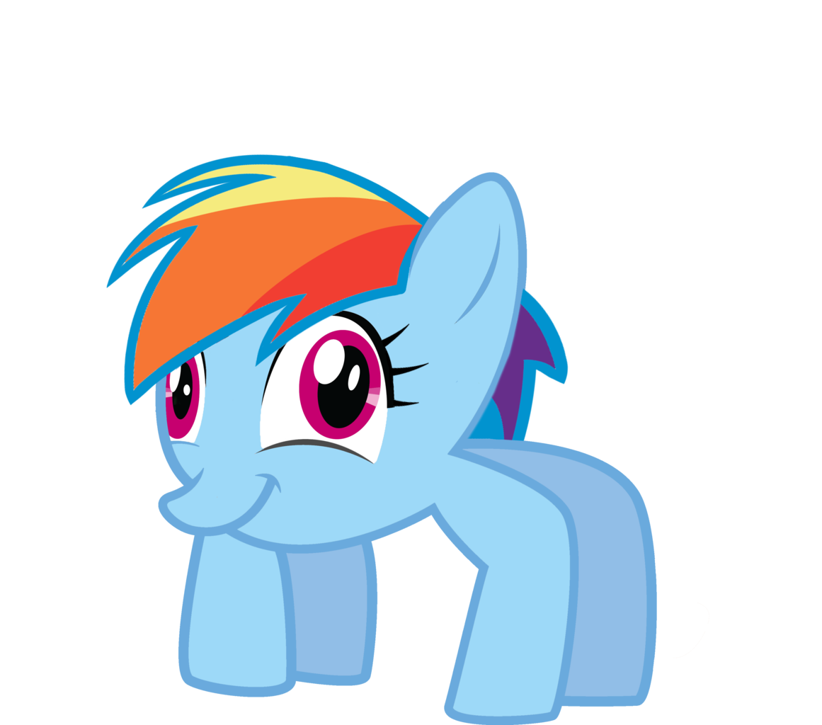 #354200 - safe, artist:rainbowb4sh, rainbow dash, crab pony, female ...